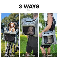 All-In-One Soft Pet Carrier Backpack – Beautiful Disaster's Angelic Pet ...